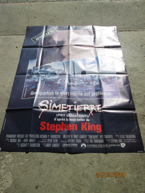 SIMETIERRE AFFICHE CINÉMA originale format 120/160 pliée année 1990 comme neuf EUR 23,00 ...